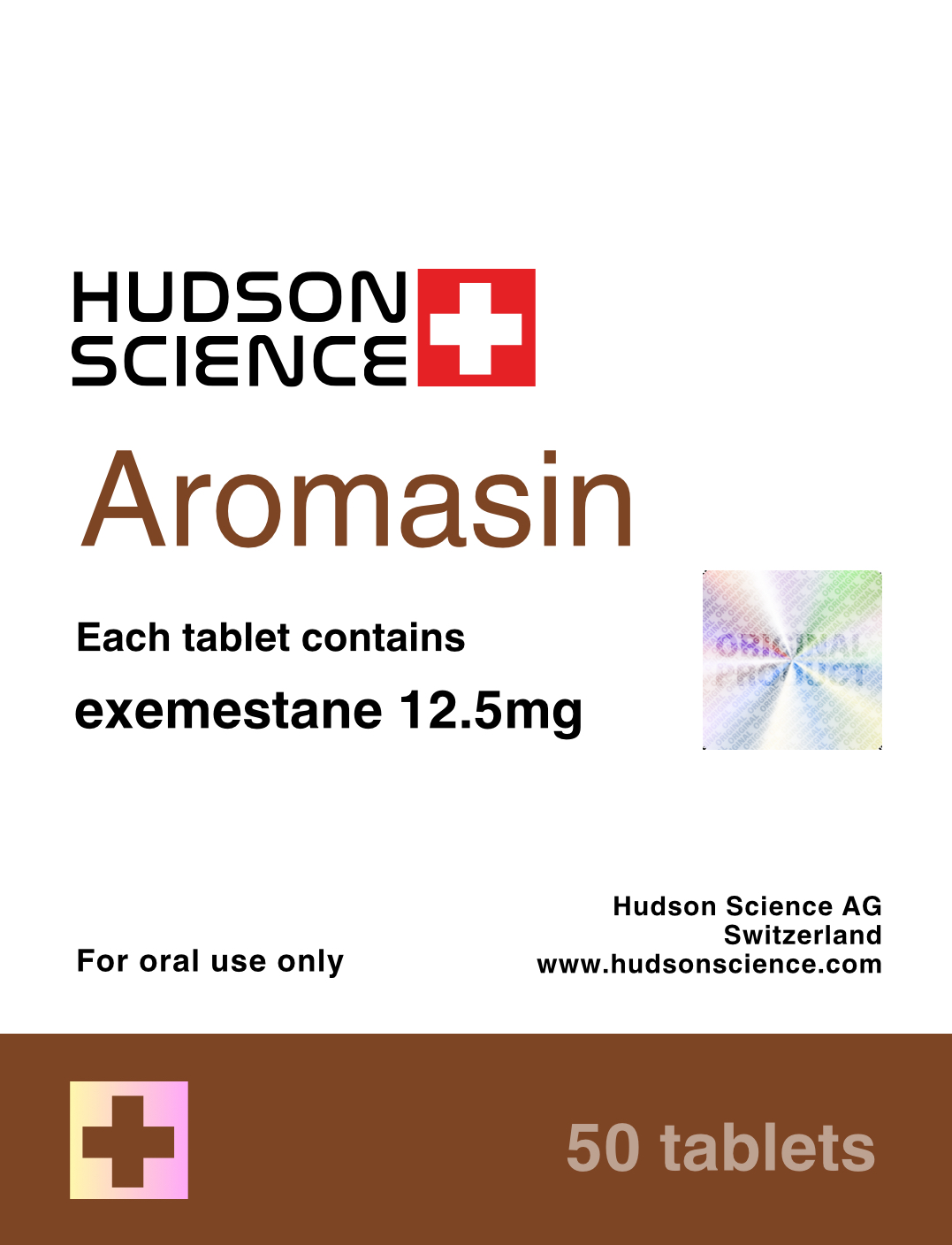 AROMASIN 25mg X 50 | Hudson Science - True North Performance