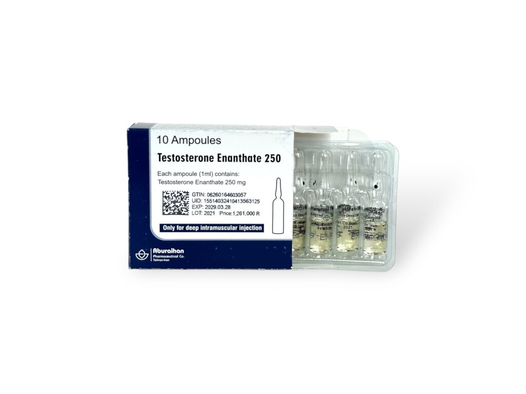IRANIAN TESTOSTERONE ENANTHATE 250MG 10 X 1ML AMPOULES - True North ...