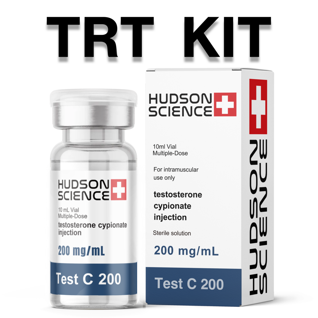 TRT Kit - TEST C 200 1 Vial + 20 Syringes+ 20 Tips+ 20 Wipes - 16 WEEKS ...
